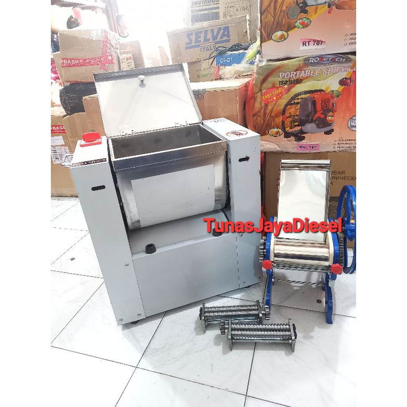 Jual Paket Usaha Mixer / Mesin Pengaduk Adonan - Mesin Cetak Mie - Mie Manual | Shopee Indonesia