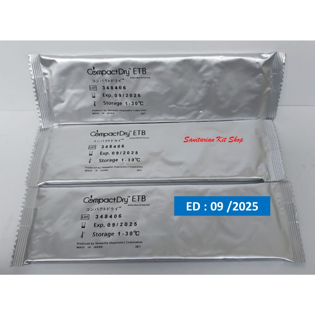 Jual CD ETB / Nissui Compact Dry ETB - Enterobacteria 100 Test | Shopee ...