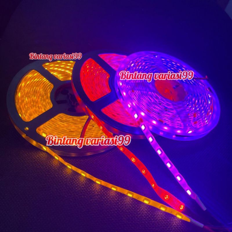 Jual Lampu Led Strip Truk Bis 24 volt 5 meter mata Besar Led 5050 12v ...