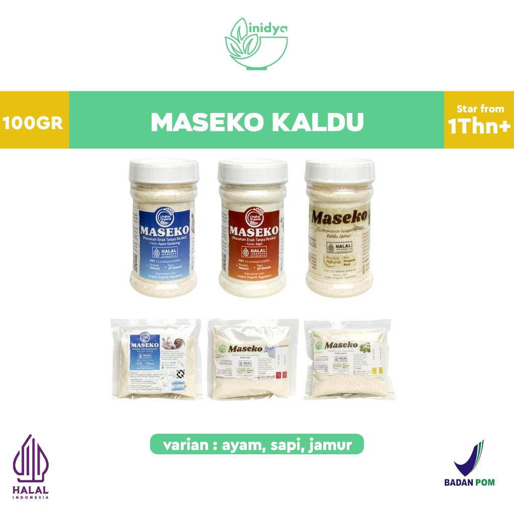 Jual Maseko Kaldu Mpasi Bayi Sehat Non Msg 100gr| Lingkar Organik Bumbu ...