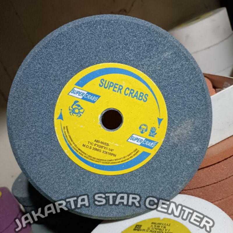 Jual Batu Gerinda Duduk 8 inch Batu Gerinda Serong Asah Poles Batu ...