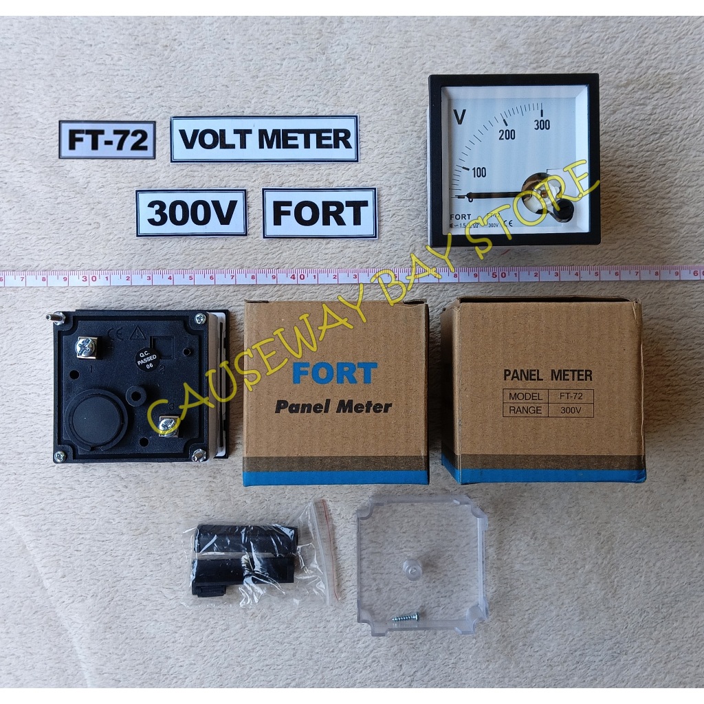 Jual Volt Meter 300V & 500V FT-72 Fort | Shopee Indonesia
