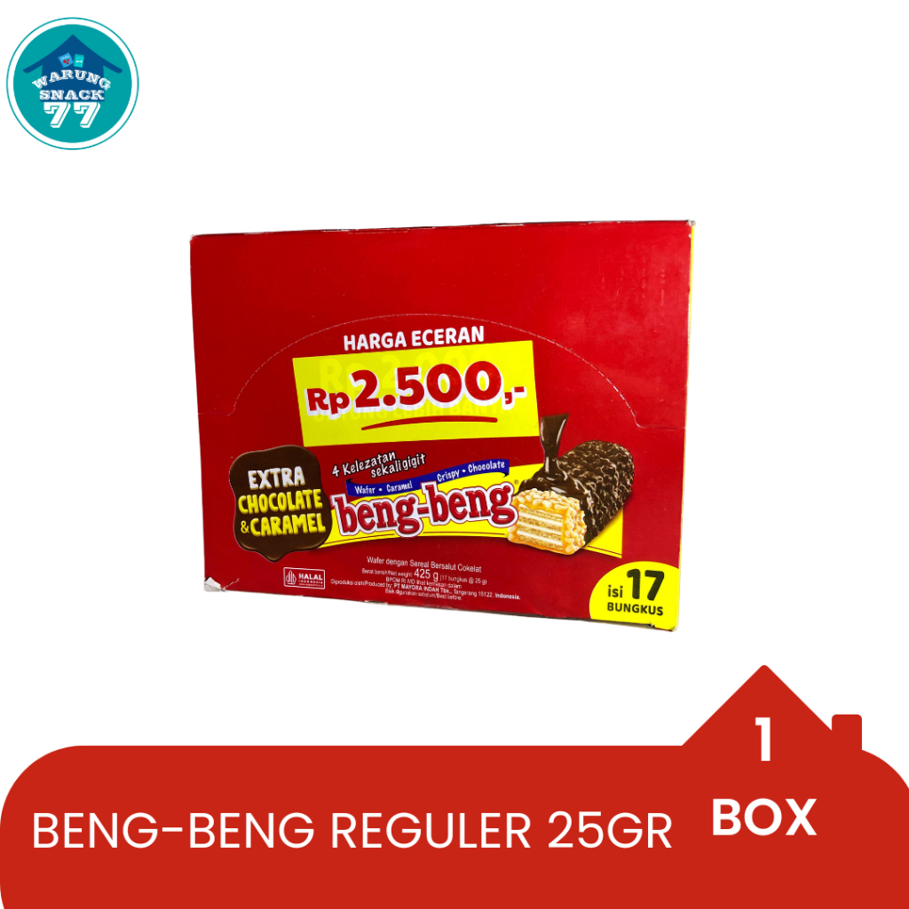 Jual BENG-BENG REGULER EXTRA CHOCOLATE 25 GR BOX | Shopee Indonesia