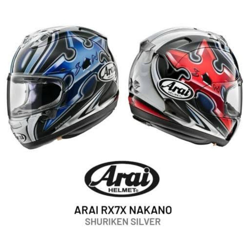 Jual Arai Rx7x Nakano Shuriken Brand New size L | Shopee Indonesia