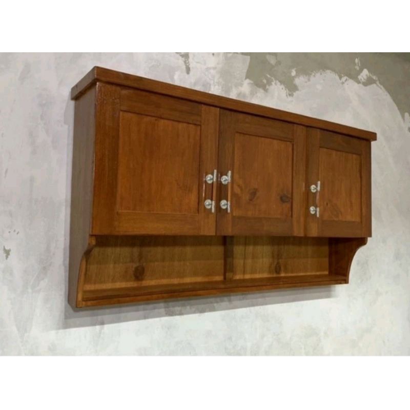 Jual Kabinet kitchen set bagian atas / cabinet kitchen set dapur jati ...