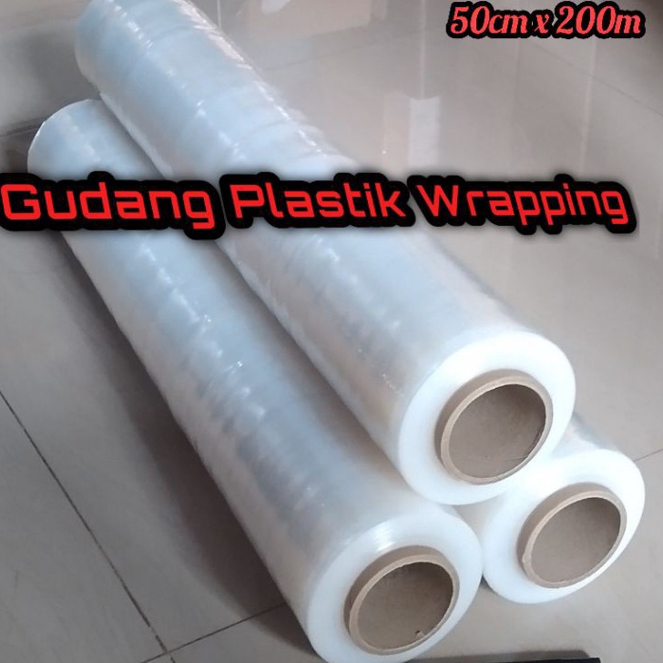 Jual STOK TERBARU PLASTIK WRAPPING LEBAR 5 CM x 2 METER STRETCH FILM ...