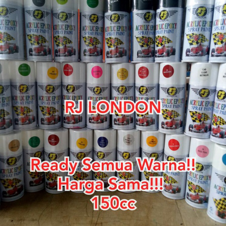 Jual A Pilok Pilox RJ Hitam mengkilap Merah doff dop putih Biru kuning marun pernis metalik ...