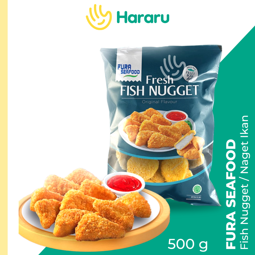 Jual Fura Seafood Fish Nugget Naget Ikan 500 gram | Shopee Indonesia