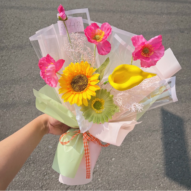 Jual Buket Bunga Matahari Sunflower Artificial/Palsu Premium Cantik ...