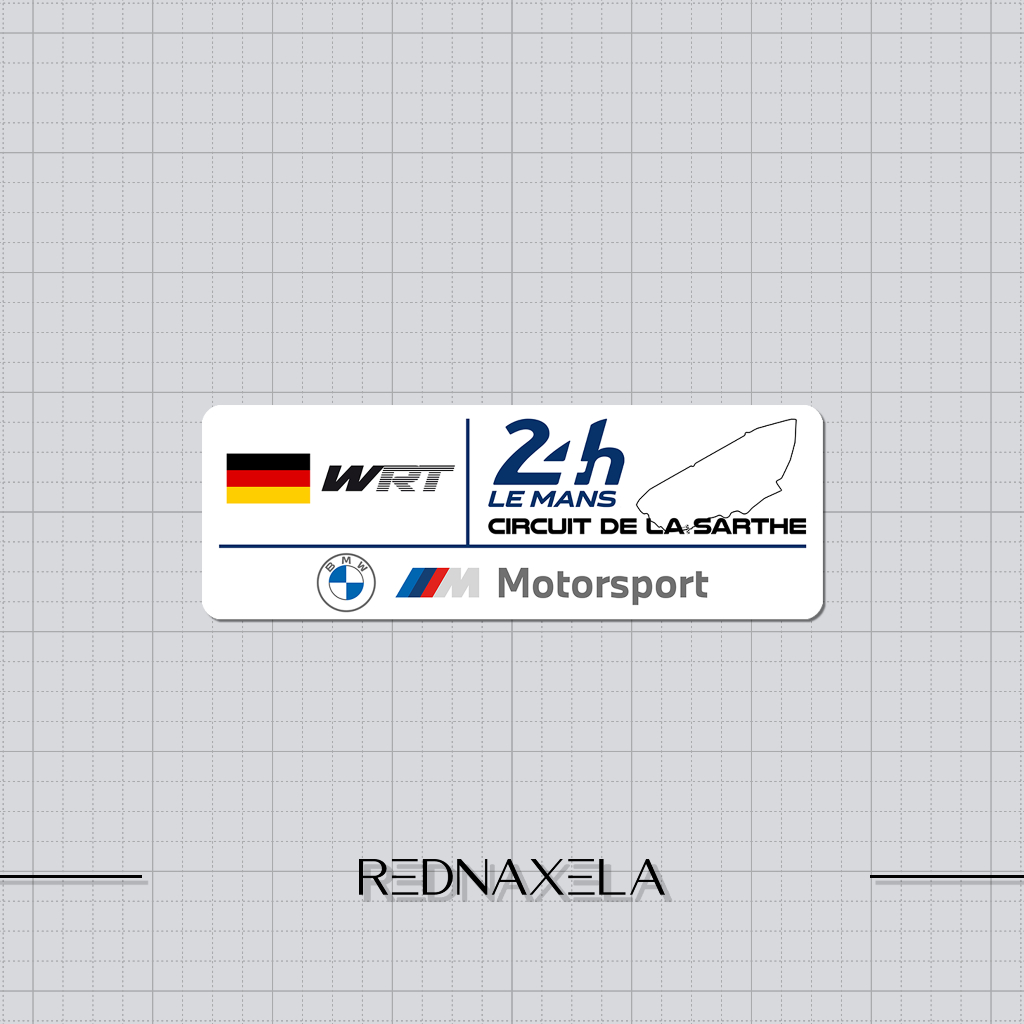 Jual Stiker Vinyl BMW M Team WRT FIA WEC Outdoor High Quality ...