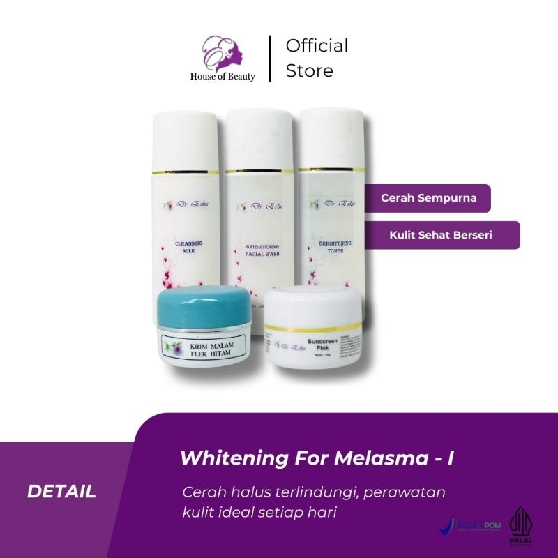 Jual Dr Erlin - Whitening For Melasma I - House of Beauty | Flek Memudar Kulit Cerah Alami ...