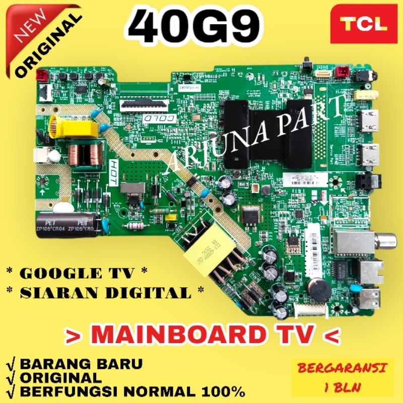 Jual MAINBOARD TV TCL 40G9 / MB TV TCL 40G9 / MODUL TV TCL 40G9 / MESIN ...