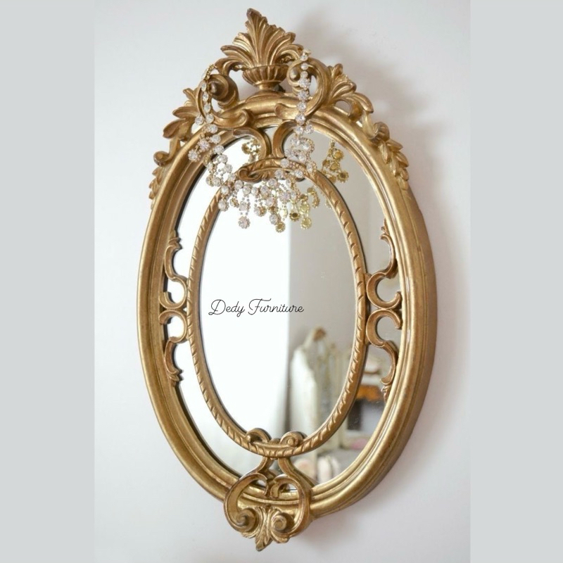 Jual Cermin dinding standing mirror wall mirror vintage mirror ...