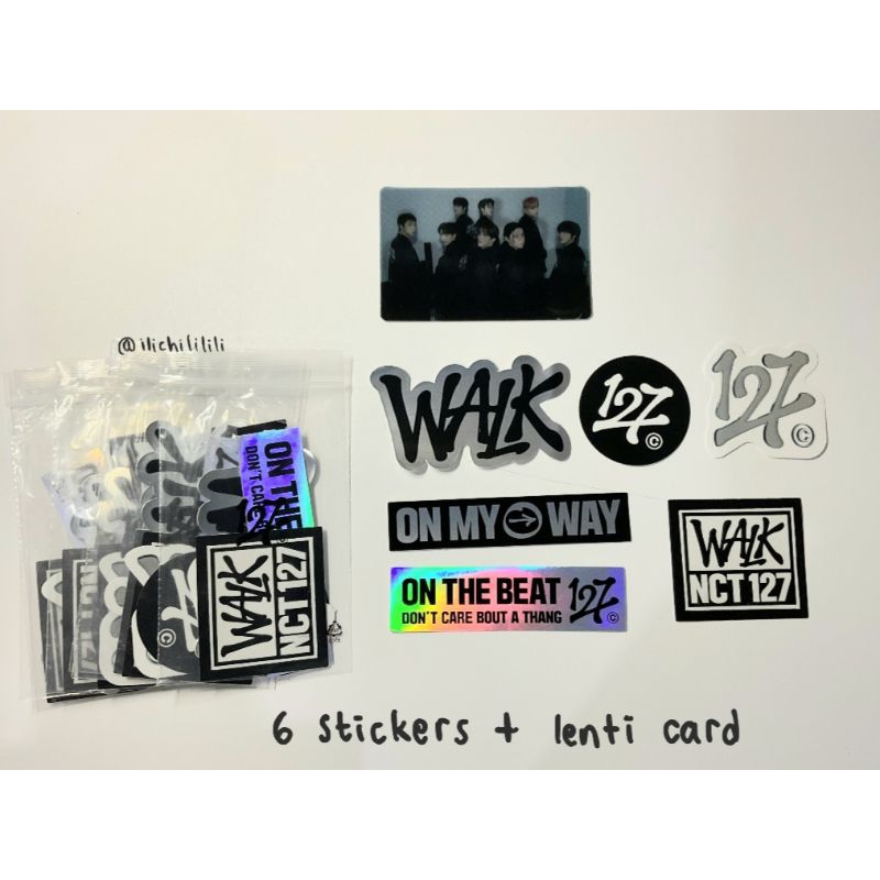 Jual Sticker only NCT 127 Album Walk Podcast + lenti card | Shopee ...