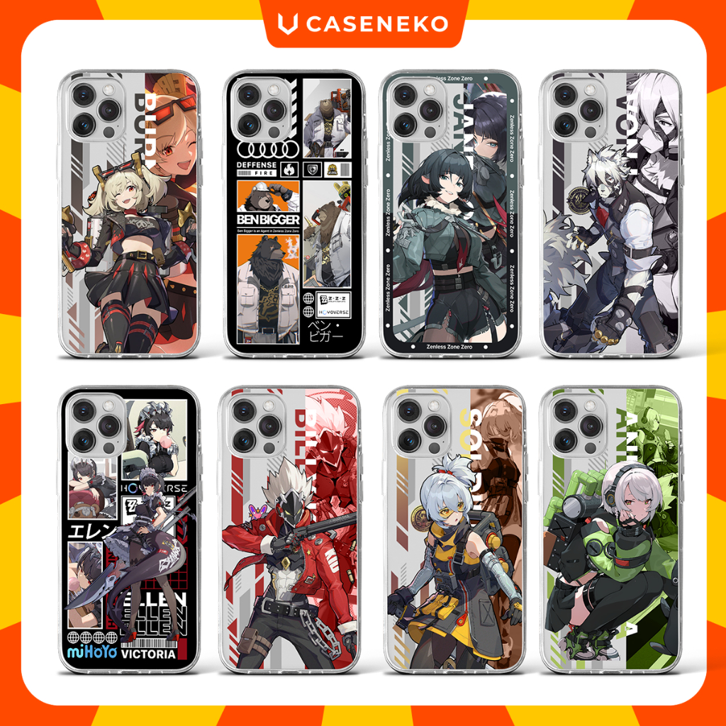 Jual Custom Case Burnice, Janne Doe, Ellen Zoe, Ben Bigger, Von Lycaon ...