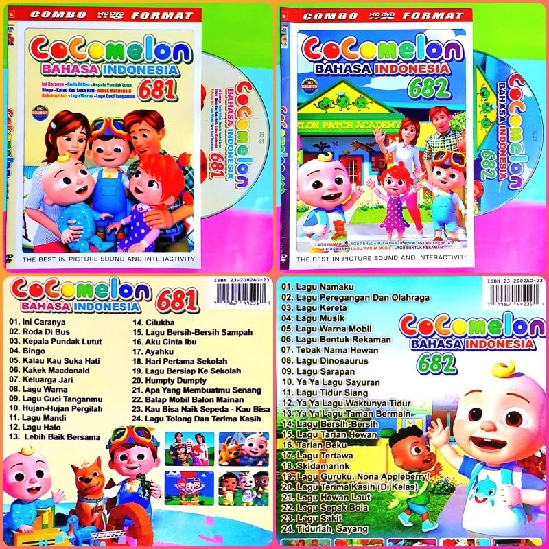 Jual KASET DVD COCOMELON BAHASA INDONESIA-KASET DVD ANAK BALITA COCO ...
