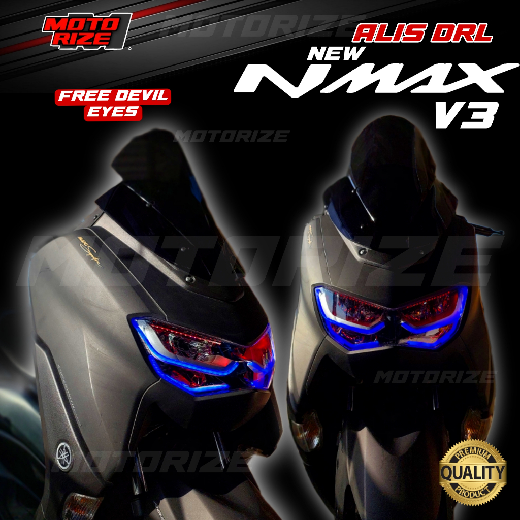 Jual LAMPU ALIS ALL NEW NMAX V3 BONUS DEMON EYES NMAX V3 2020 2021 2022 ...