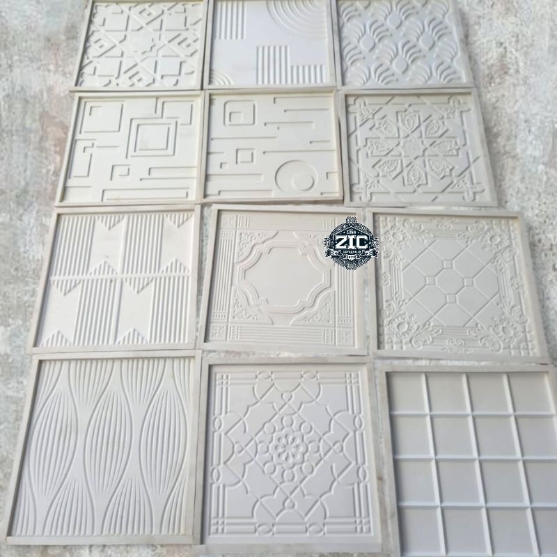 Jual CETAKAN PANEL DINDING MODEL KOTAK SAMBUNG UK 30-50cm FULL MESIN ...