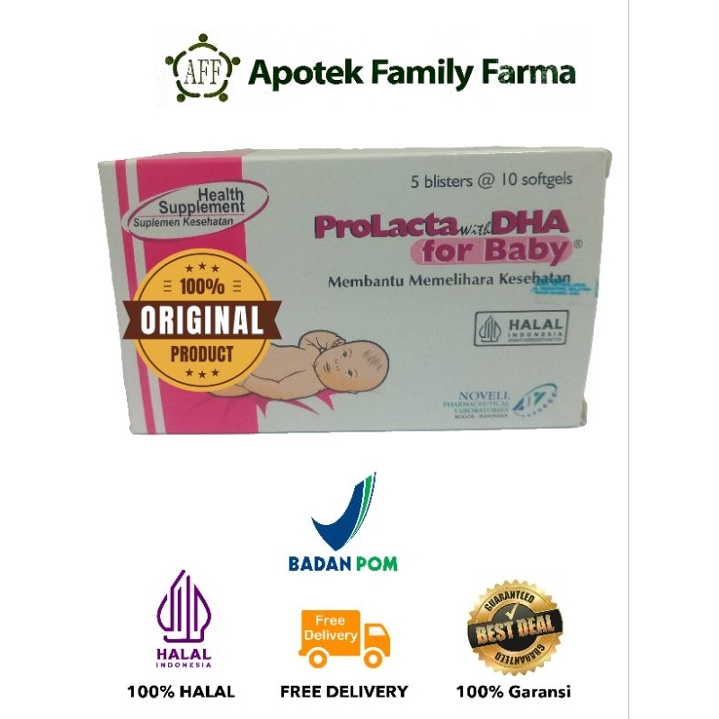 Jual Prolacta DHA for baby 1 strip isi 10 kapsul / Prolacta DHA for ...