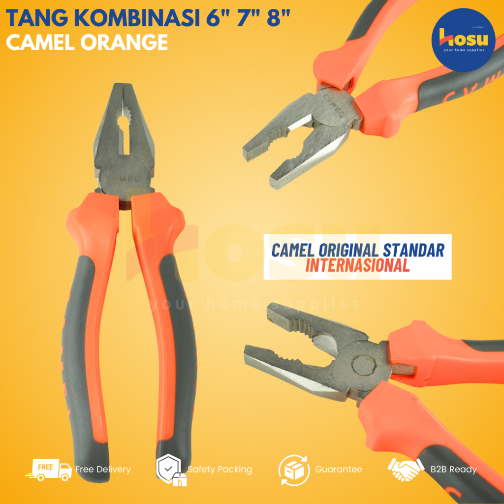 Jual CAMEL ORIGINAL Tang Kombinasi 3 in 1 Premium 6" 7" 8" Inch / Tang ...