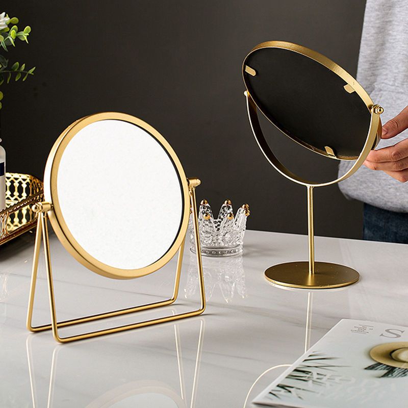 Jual Kaca Rias Make Up / Cermin Rias Meja Bulat / Make Up Mirror / Kaca ...