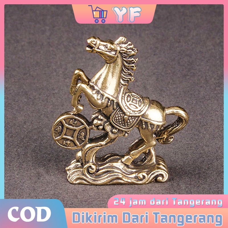 Jual Hiasan Patung Kuda Chinese Feng Shui Patung Kuda Kuningan Home ...
