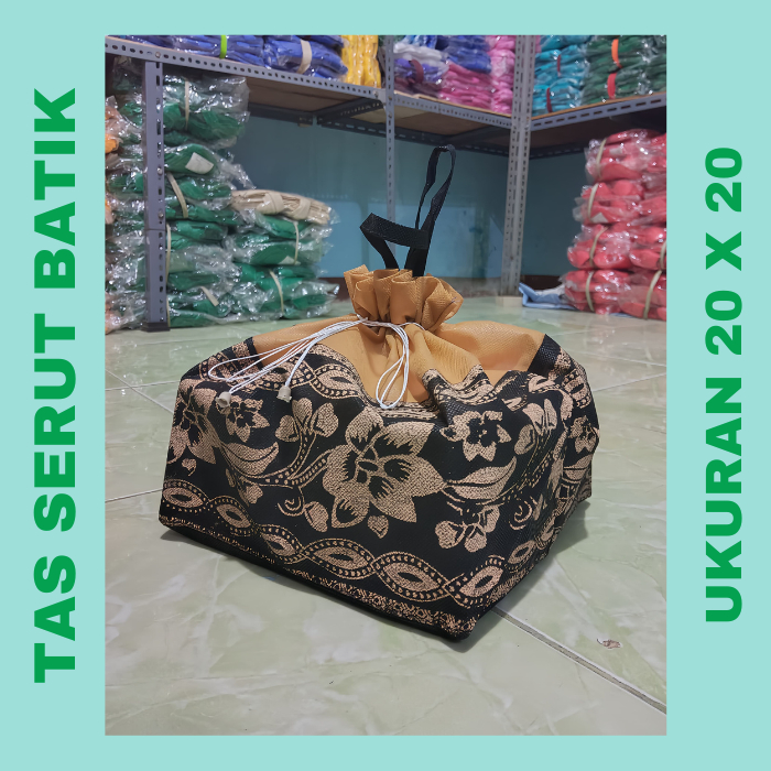 Jual Tas hajatan goodie bag serut batik uk 20 x 20 batik SMB | Shopee ...