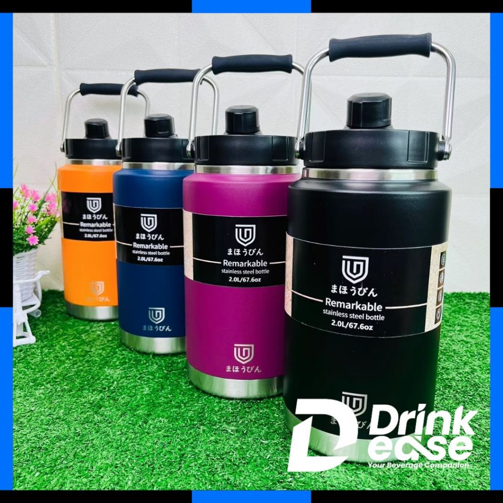 Jual [MAHOBIN] Botol Minum Thermos Tumbler SUS316 2000ml / 2L Tahan Panas dan Tahan Dingin ...