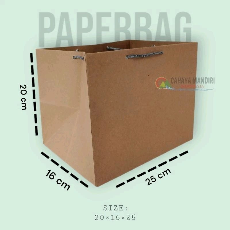 Jual Paper bag kotak paper bag makanan paper bag kue tas kertas PAPER ...