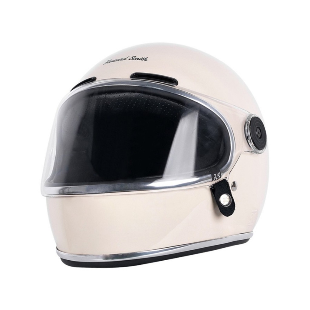 Jual Howard Smith Tracker Retro Helm Full Face - Avorio Naiade | Shopee ...