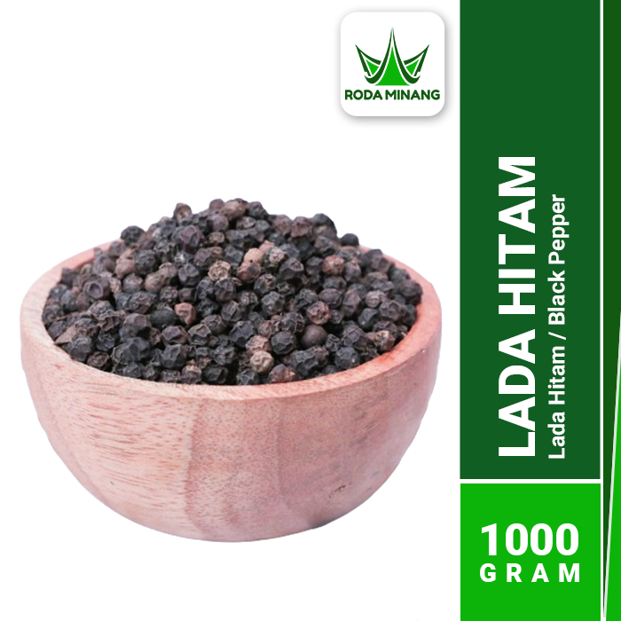 Jual Lada Hitam Biji Merica Hitam Bulat Utuh Whole Black Pepper Butir ...