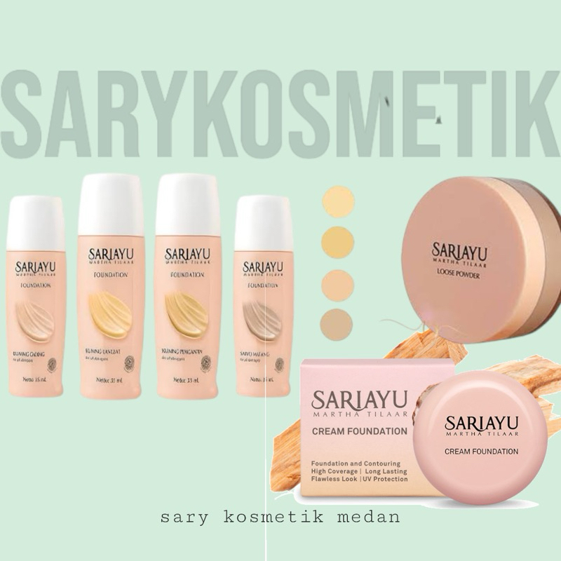 Jual SARIAYU FOUNDATION CAIR 35 ML - LIQUID FOUNDATION ALAS BEDAK ...