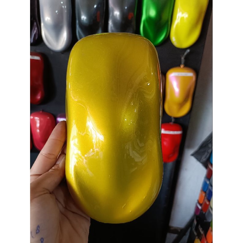 Jual CAT GOLD PU AUTOGLOW FOR OTOMOTIF AUTOMOTIVE MOBIL MOTOR VELG BESI ...