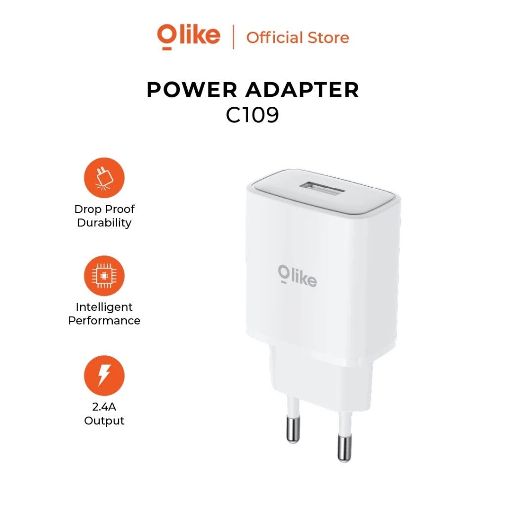 Jual OLIKE Charger Power Adapter C109 2.4A Turbo Charging ( Batok Only ...