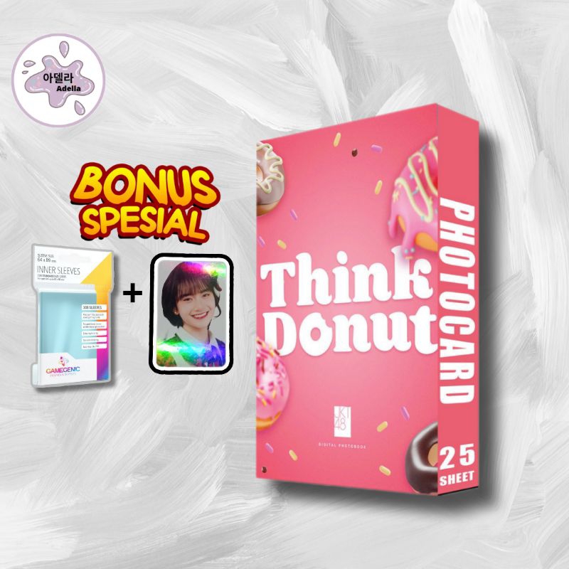 Jual Photocard Jkt48 Think Donut Premium - 2 sisi -1Pack isi 25pcs | Shopee Indonesia