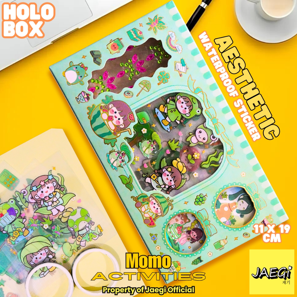 Jual JAEGi - Sticker Aesthetic Karakter Zizi & Animal Edition Sticker ...