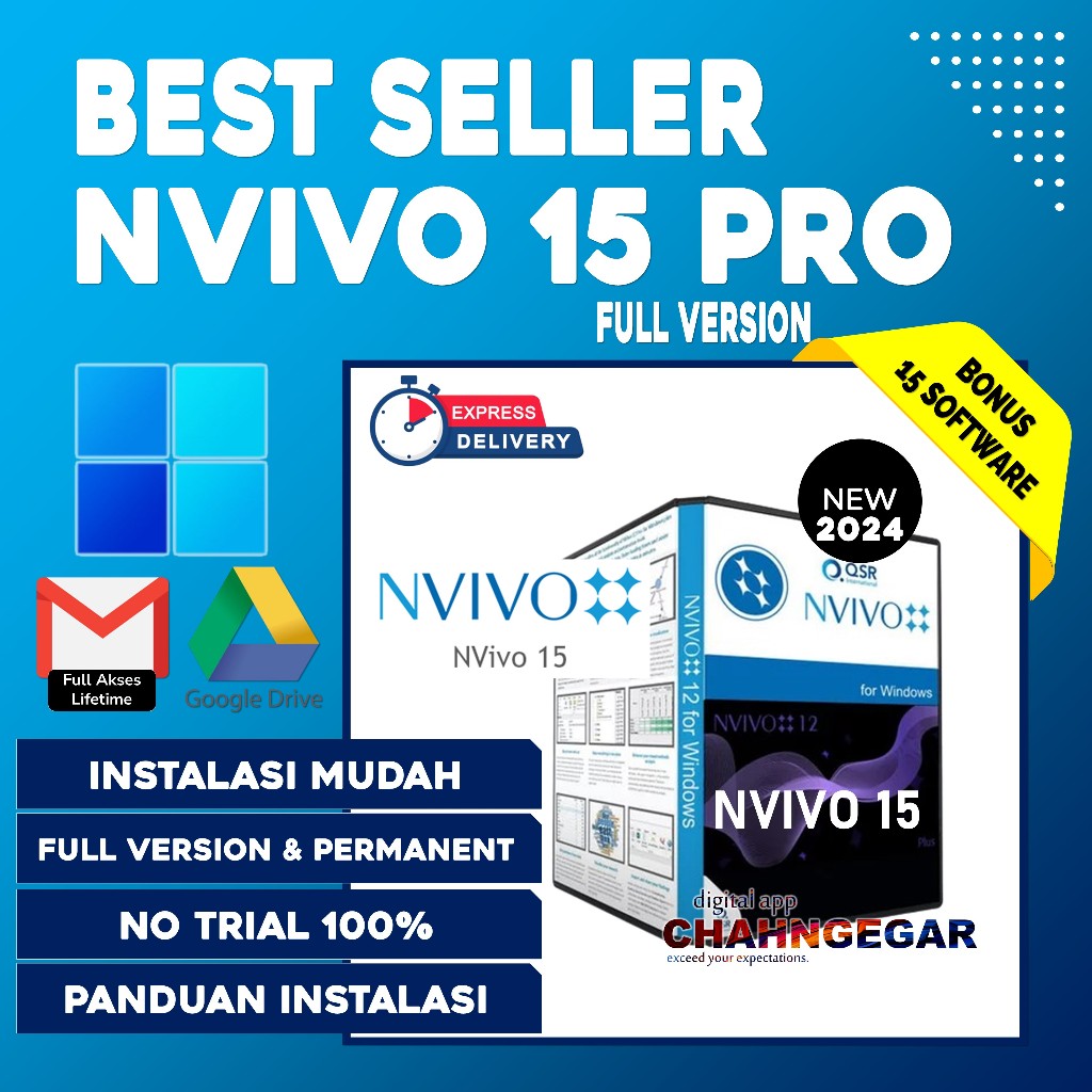 Jual NVIVO 15 PRO FULL VERSI - Software Analisis Data Kualitatif | Shopee Indonesia