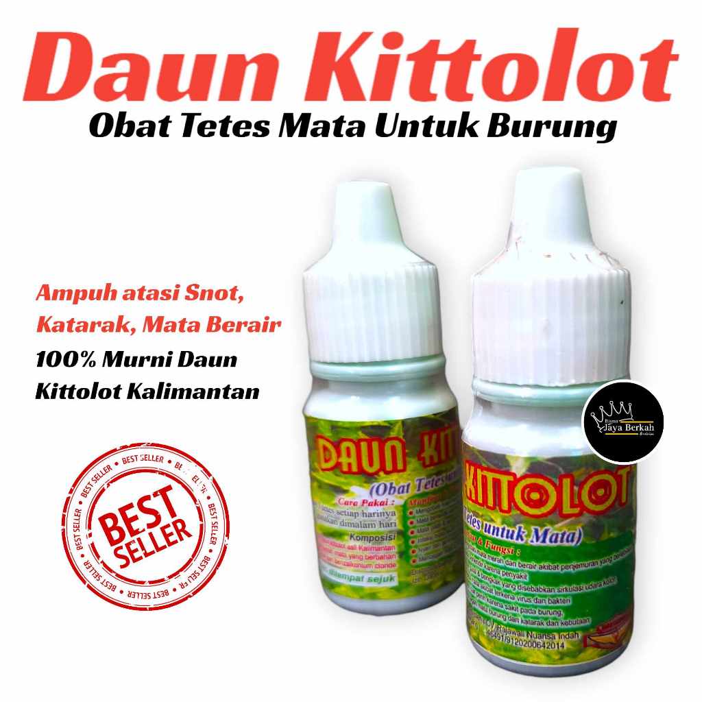 Jual DAUN KITOLOT BMW OBAT TETES MATA BURUNG SAKIT KATARAK BERLENDIR ...