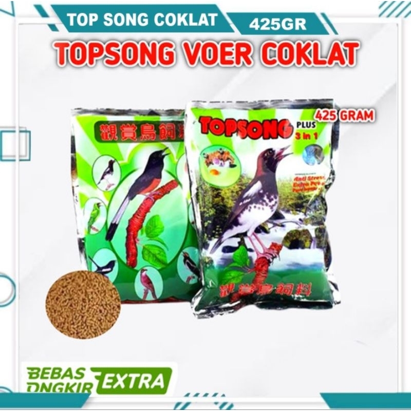 Jual TOPSONG VOER COKLAT TOP SONG KUNING PUR PAKAN MAKANAN BURUNG ...