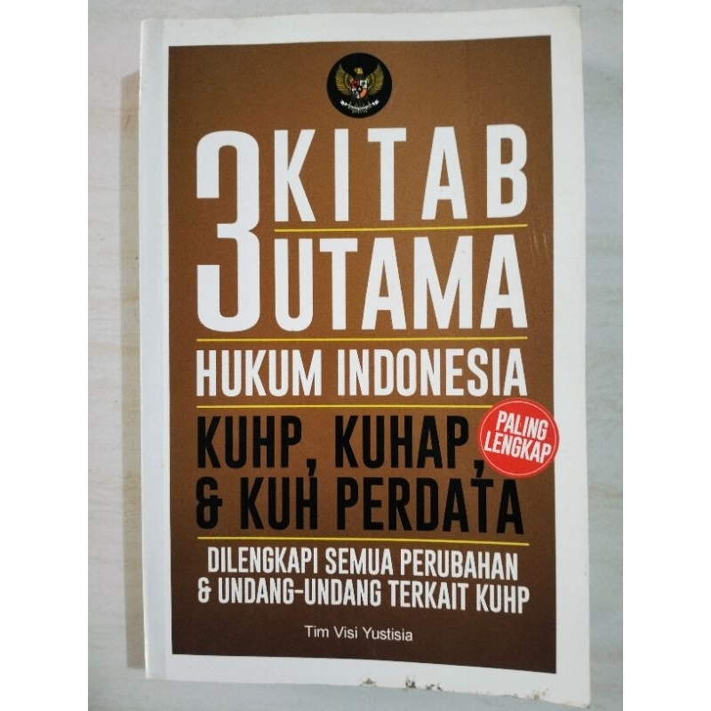 Jual 3 KITAB UTAMA HUKUM INDONESIA KUHP, KUHAP & KUH PERDATA | Shopee Indonesia