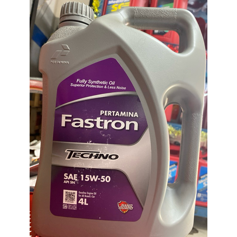Jual oli fastron techno SAE 15w-50 4liter | Shopee Indonesia
