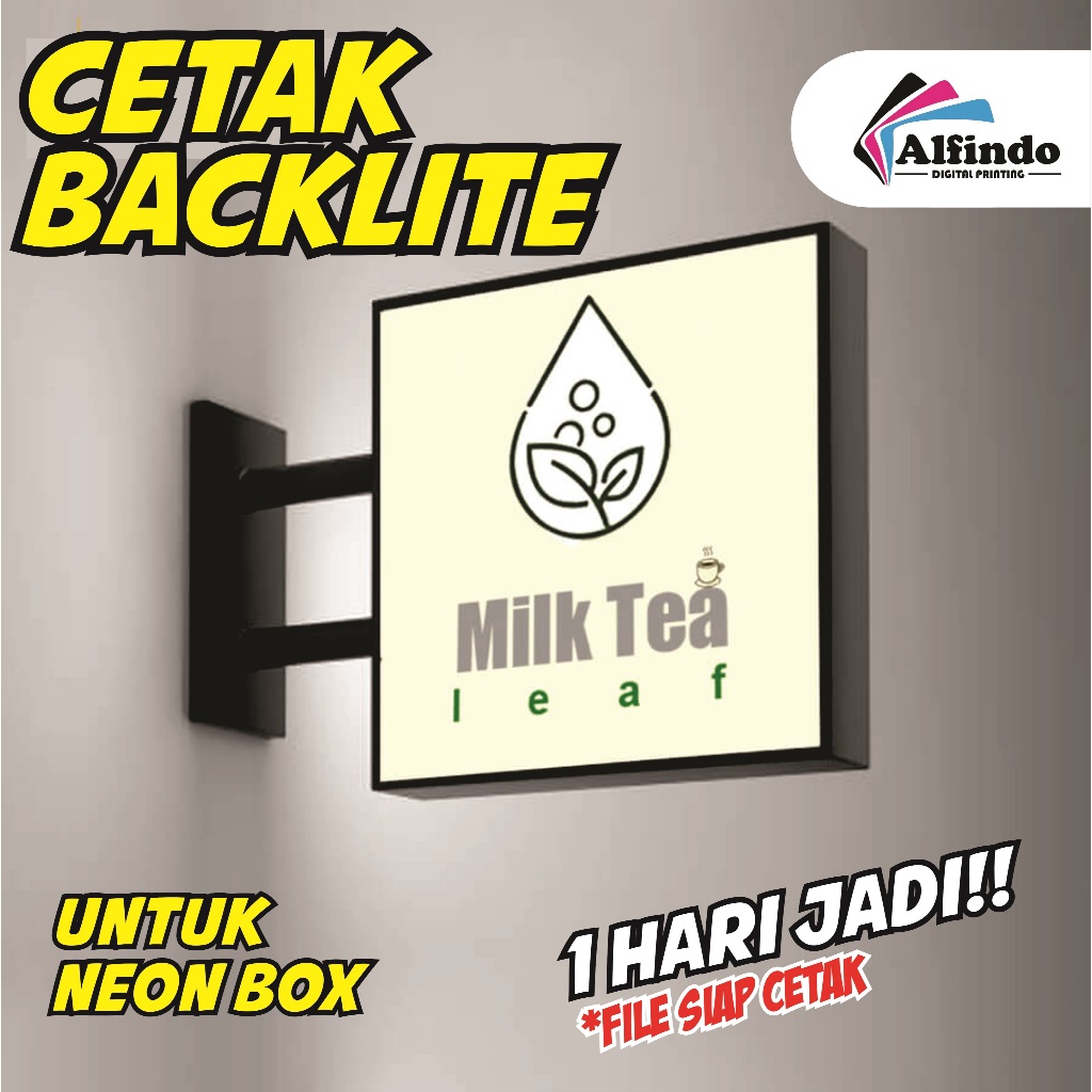 Jual CETAK STIKER BACKLITE BAHAN NEON BOX | Shopee Indonesia