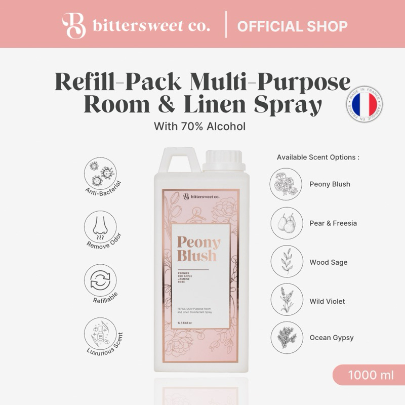 Jual BITTERSWEET CO - Refill Pack Multi Purpose Room & Linen Spray ...