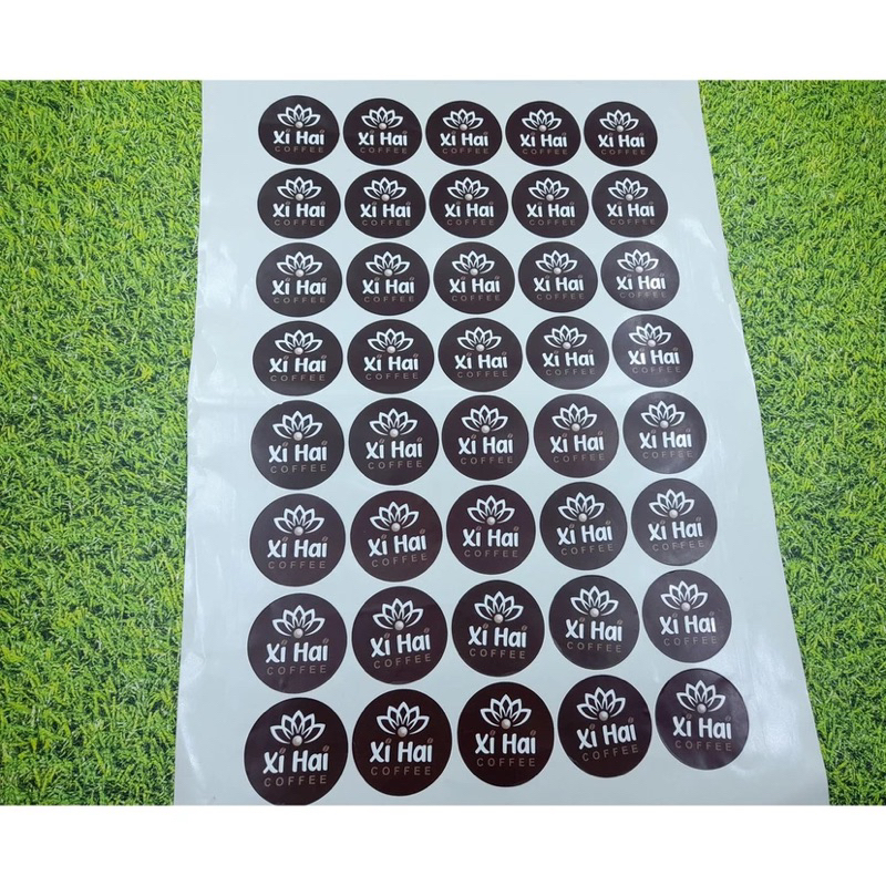 Jual CETAK STIKER CROMO / LABEL BULAT LABEL NAMA LABEL MAKANAN TOPLES ...