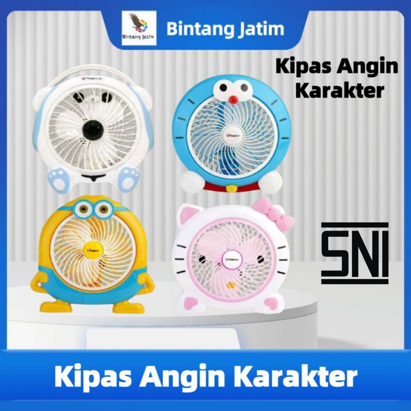 Jual Kipas Angin Karakter 10INCH / Kipas Meja Listrik Table Fan ...