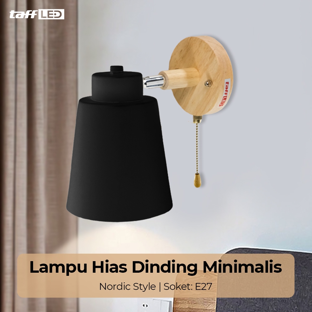 Jual Fitting Lampu Dinding Dalam Ruangan Gaya Minimalis Nordic Style ...