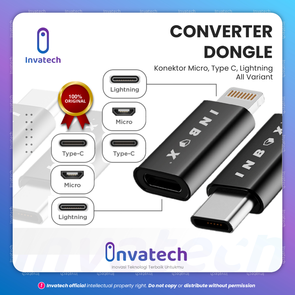 Jual Konektor Converter USB Micro USB Type-C Lighting To Micro USB Type ...