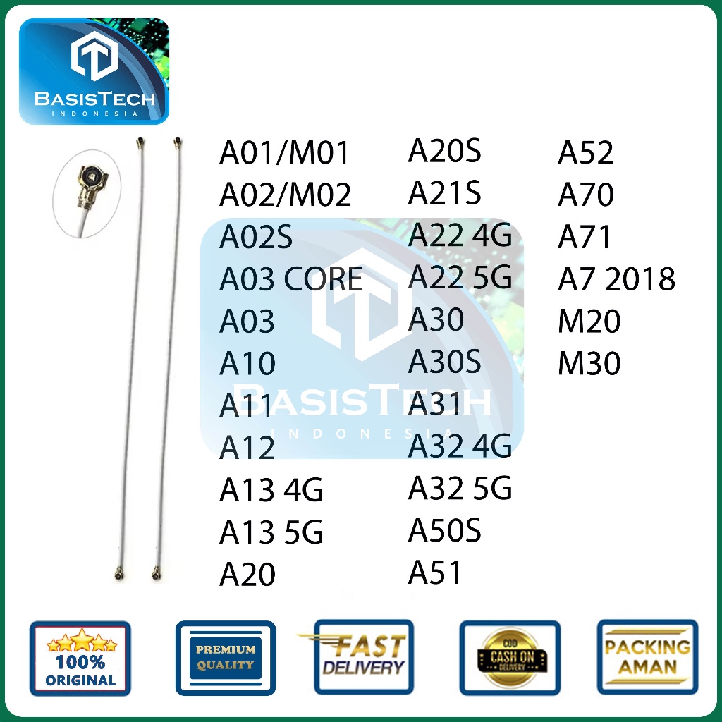 Jual ANTENA KABEL SIGNAL SAMSUNG A01 A02 A02S A03 CORE A10 A11 A12 A13 4G 5G - A20 A20S A21S A22 ...