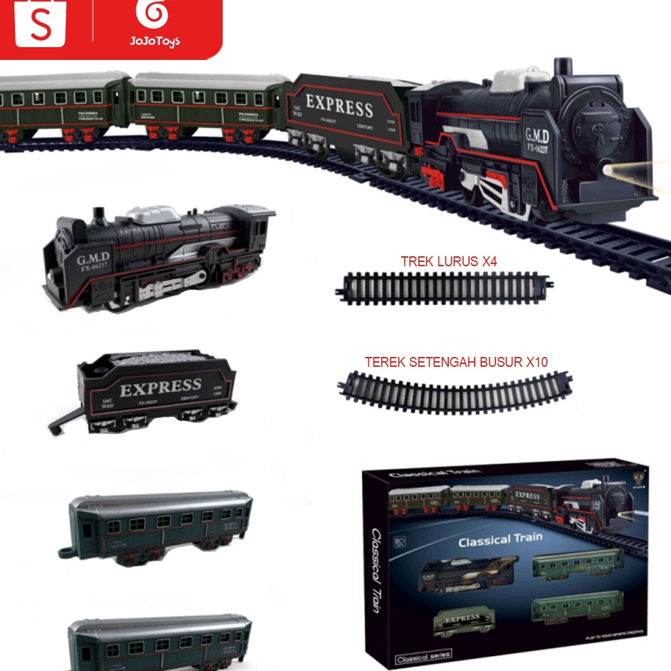 Jual Model Limited JOJOTOY Mainan Anak Kereta Api Rel Listrik Train ...