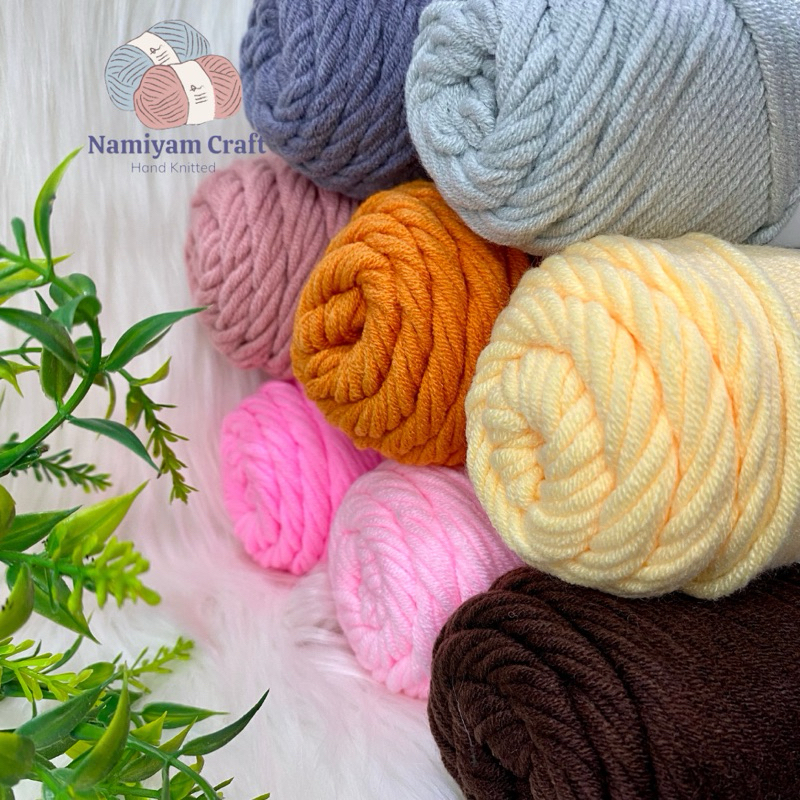 Jual Benang Rajut 8 Ply / Soft Acrylic Yarn | Shopee Indonesia